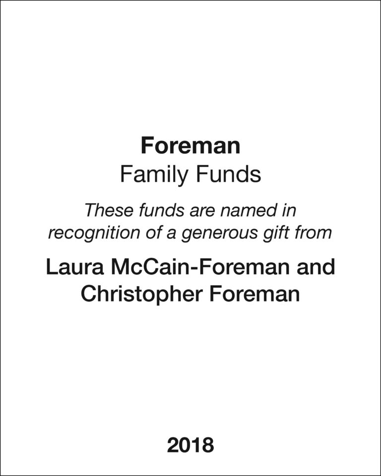 Laura McCain-Foreman and Christopher Foreman – Virtual Benefactor ...